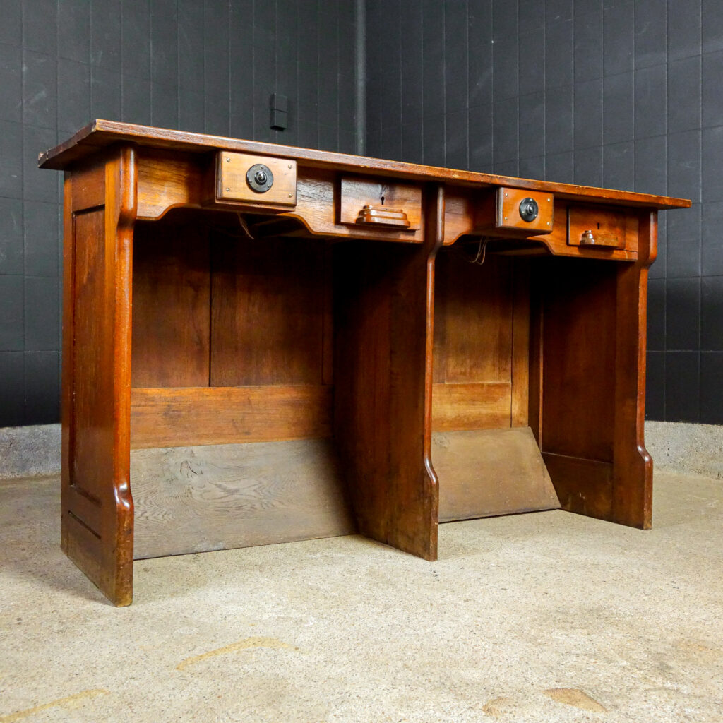 Antieke Lessenaar voor 2 Personen - Jaren 20 - Assortiment - Vivre ...